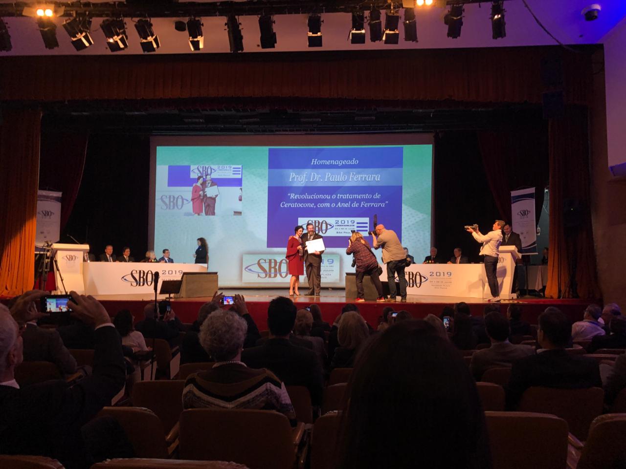 Homenagem SBO - Dr. Paulo Ferrara - Ferrara Ring